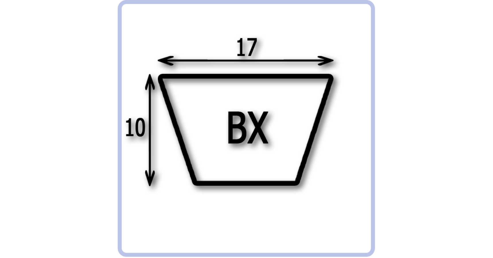 B17 BX classic v-belt